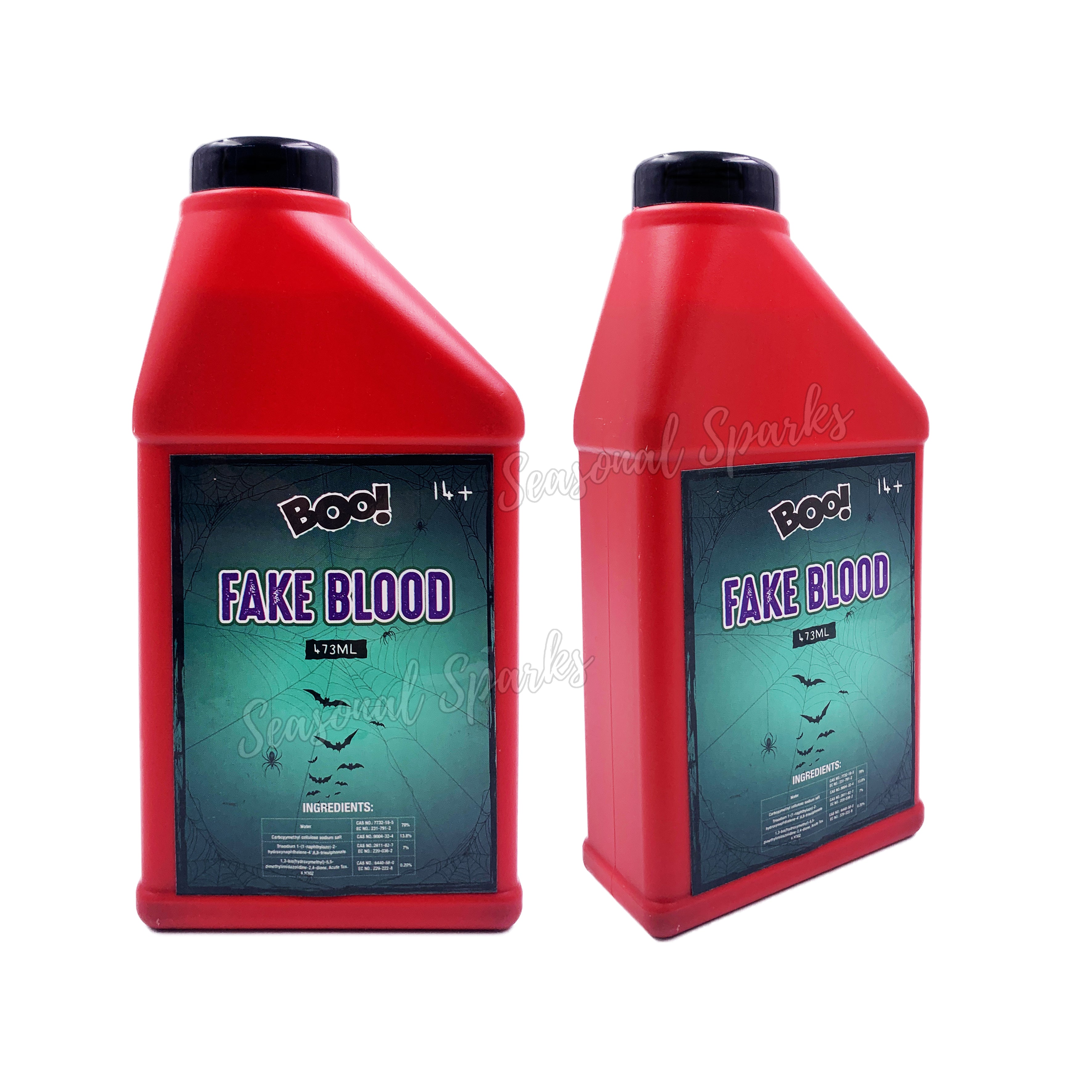 473ml Fake Blood Liquid Zombie Vampire Wound Halloween Dress Costume ...
